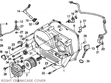 Honda XR250L 1991 (M) USA parts lists and schematics
