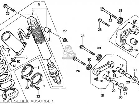 Honda XR250L 1996 (T) USA parts lists and schematics