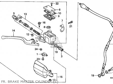 Honda Honda XR250R 1984 (E) AUSTRALIA parts lists and schematics