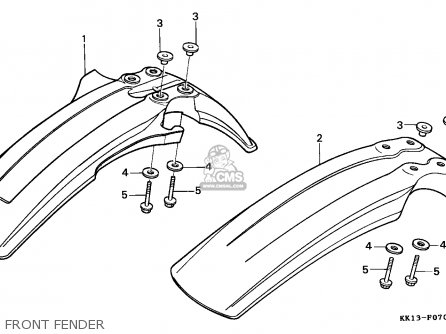 Honda Honda XR250R 1984 (E) AUSTRALIA parts lists and schematics