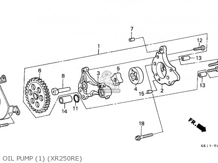 Honda Honda XR250R 1984 (E) AUSTRALIA parts lists and schematics