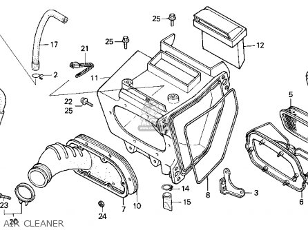 Honda XR250R 1993 (P) USA parts lists and schematics