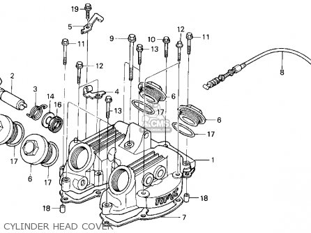Honda XR250R 1993 (P) USA parts lists and schematics