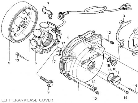 Honda XR250R 1993 (P) USA parts lists and schematics