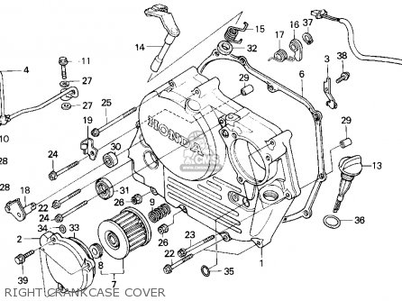 Honda XR250R 1993 (P) USA parts lists and schematics