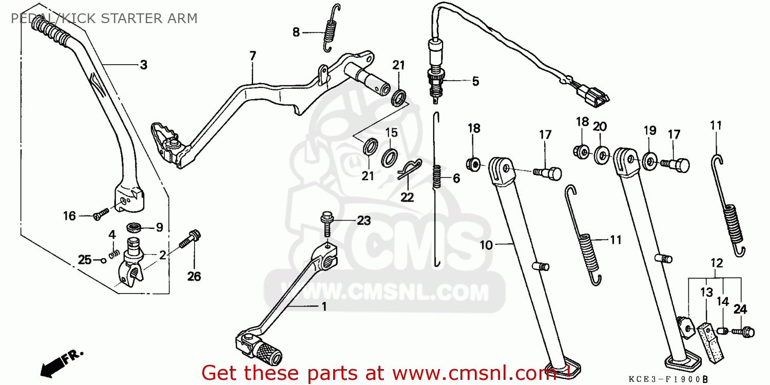 Honda Honda XR250R 2000 (Y) CANADA / REF parts lists and schematics