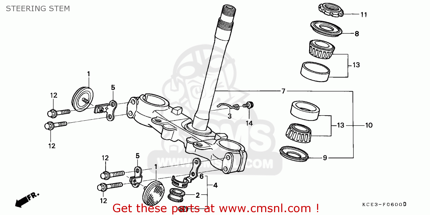 Honda Honda XR250R 2000 (Y) CANADA / REF parts lists and schematics