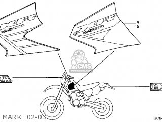 Honda XR250R 2003 (3) USA parts lists and schematics