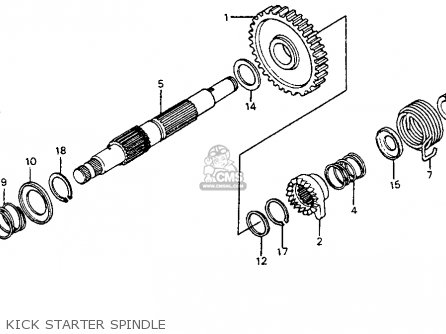 Honda XR350R 1983 (D) USA parts lists and schematics