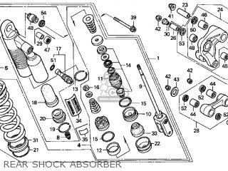 Honda XR400R 1997 (V) USA parts lists and schematics