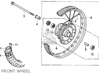 Honda XR70R 1997 (V) USA parts lists and schematics