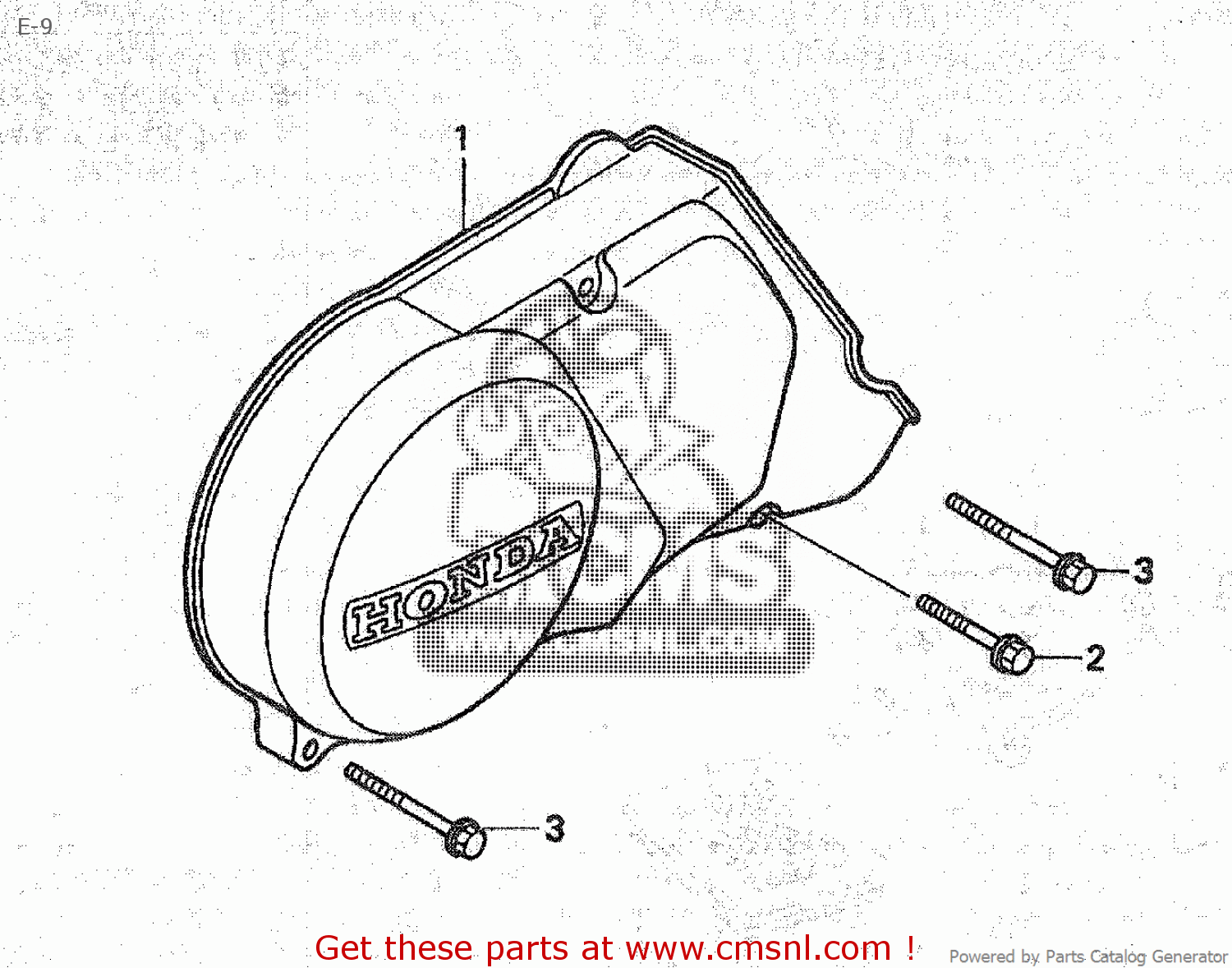 Honda XR70R 1998 (W) JAPAN DE02-110 E-9 - buy E-9 spares online
