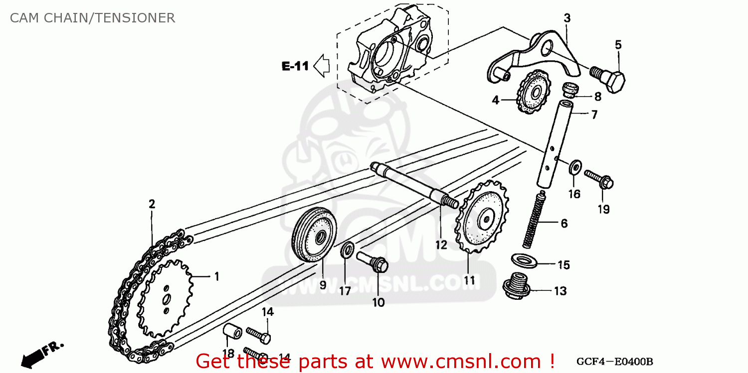 Honda XR70R 2001 (1) CANADA / REF parts lists and schematics