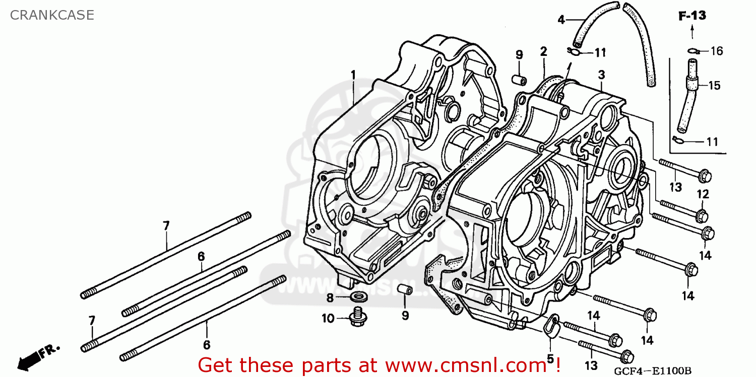 Honda XR70R 2003 (3) CANADA / REF parts lists and schematics