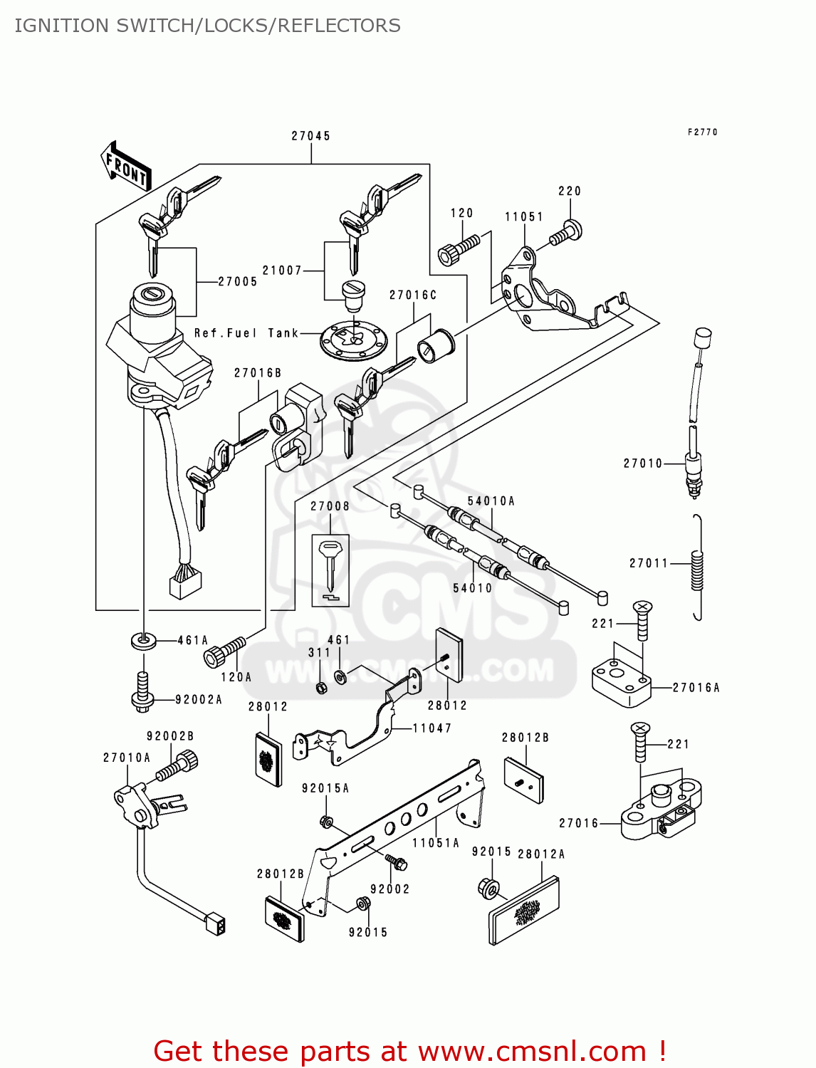 270455108: Switch-assy Kawasaki - buy the 27045-5108 at CMSNL
