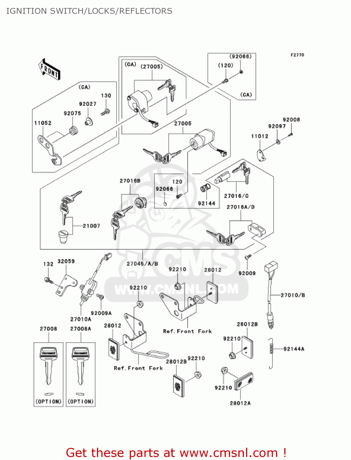 270455241: Switch-assy Kawasaki - buy the 27045-5241 at CMSNL