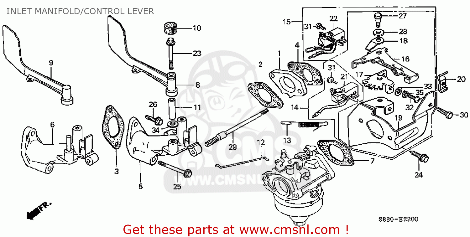 16570888000: Control Assy. Honda - buy the 16570-888-000 at CMSNL