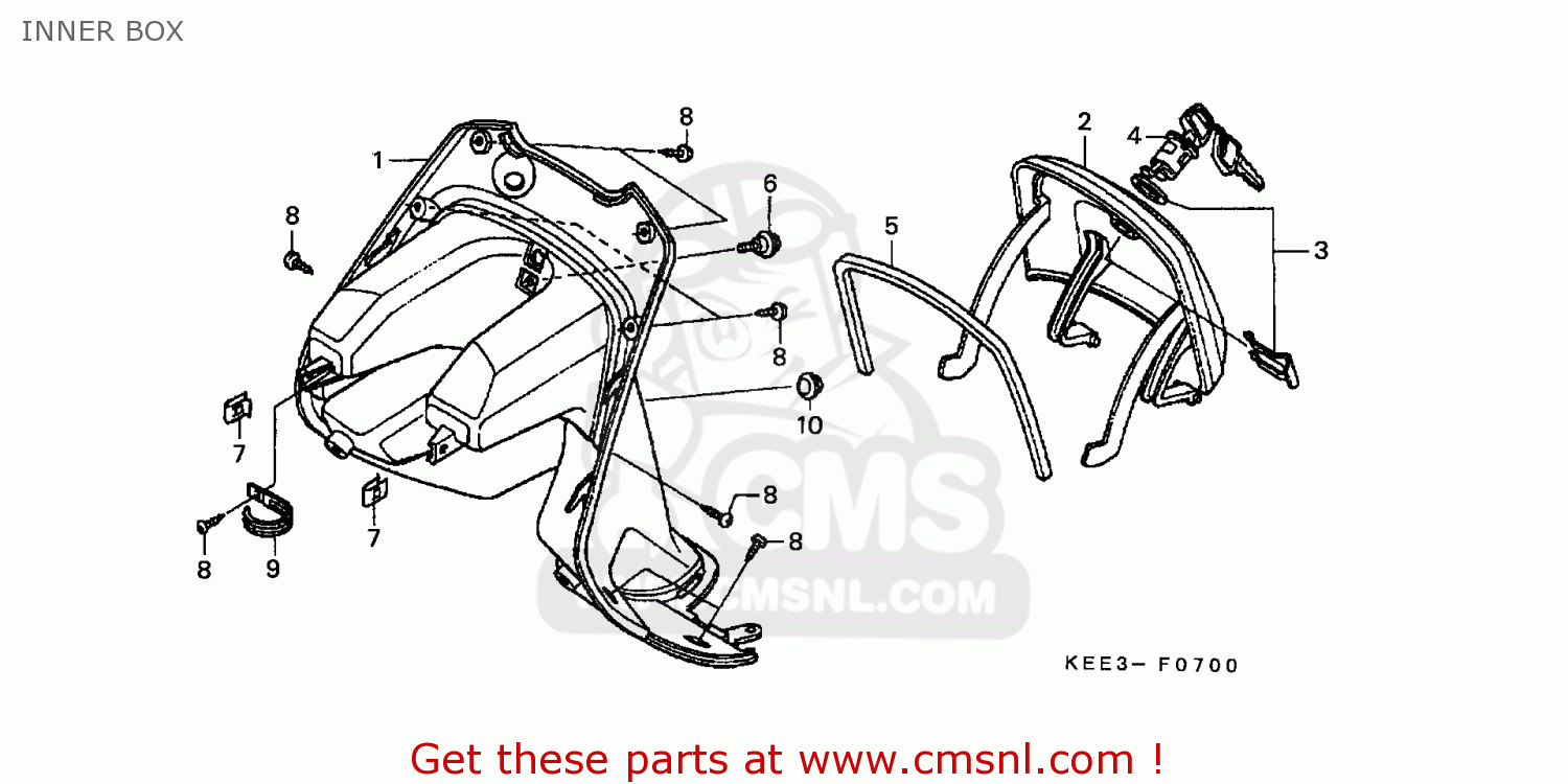 81160KEE630: Cover,air Inlet Honda - buy the 81160-KEE-630 at CMSNL