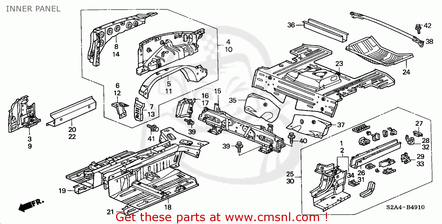 64300S2AA01ZZ: Panel Comp R,rr I Honda - buy the 64300-S2A-A01ZZ at CMSNL