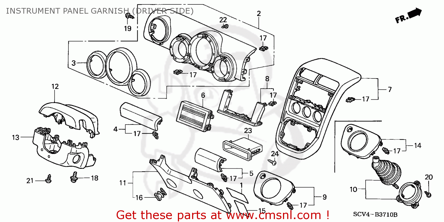 77270SCVA01ZA: Garn Assy*nh486l* Honda - buy the 77270-SCV-A01ZA at CMSNL