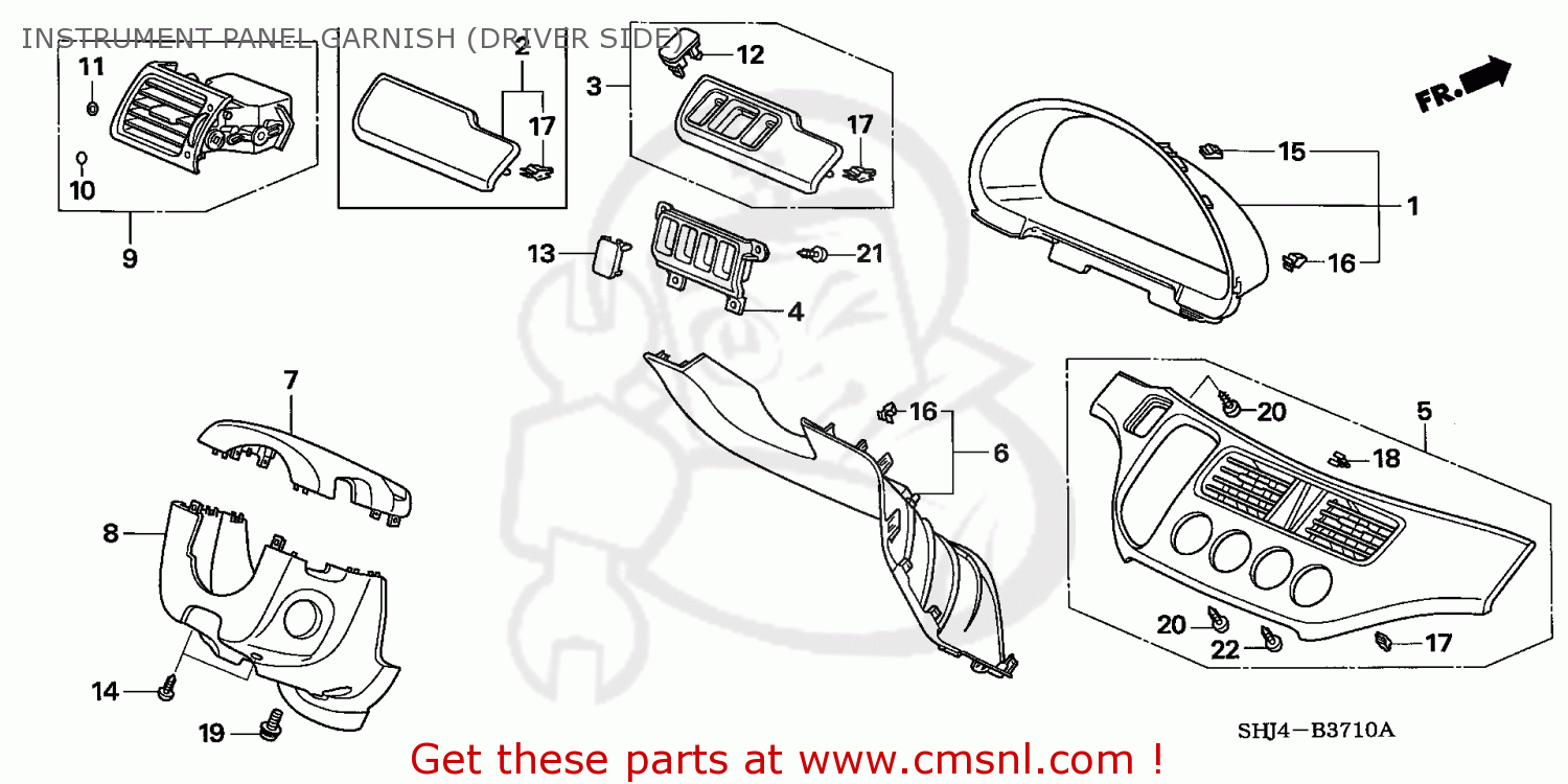 90669SHJA01: Clip,snap Fit Honda - buy the 90669-SHJ-A01 at CMSNL