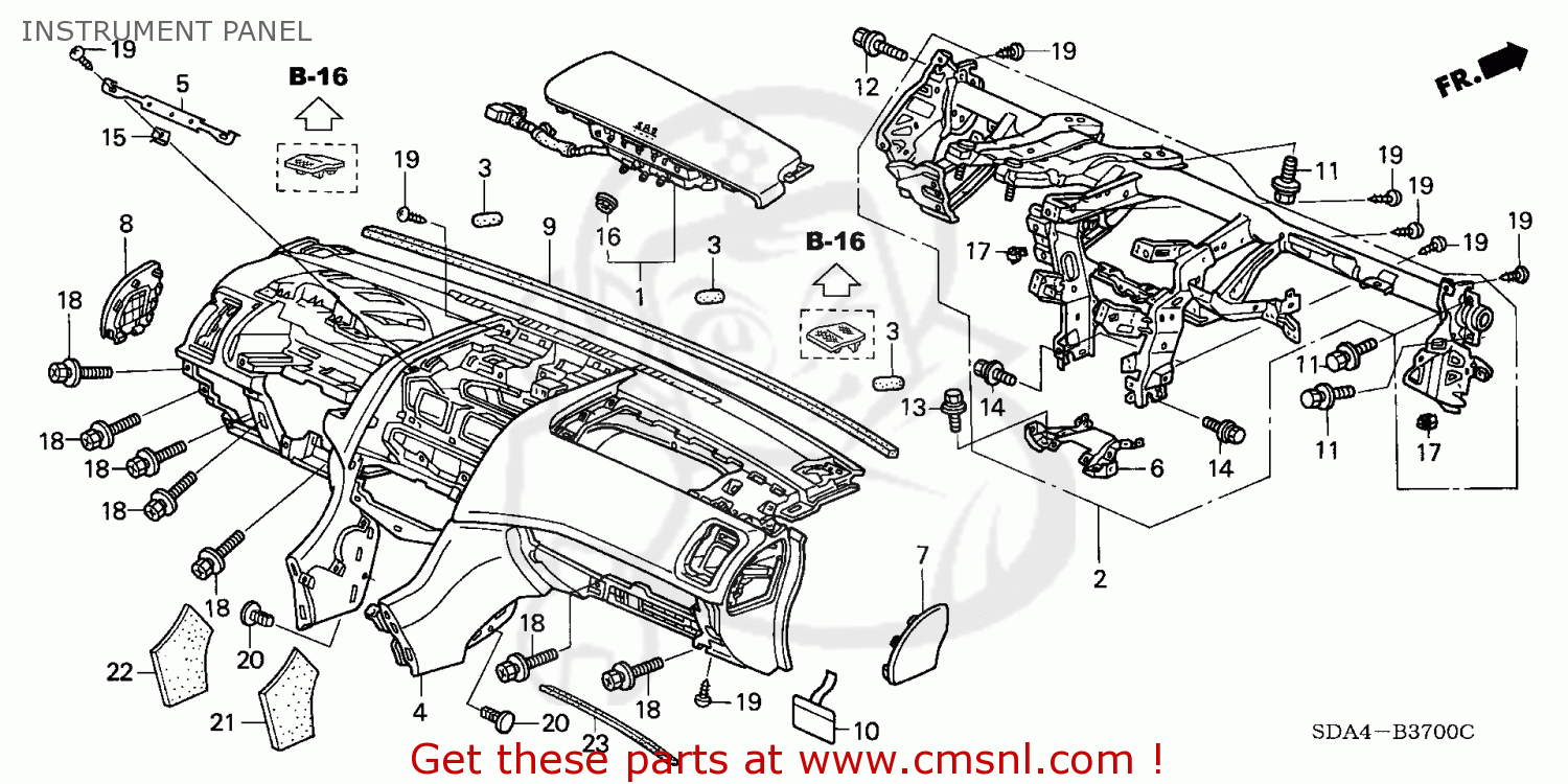 61300SDCA00ZZ: Beam Assy. Honda - buy the 61300-SDC-A00ZZ at CMSNL