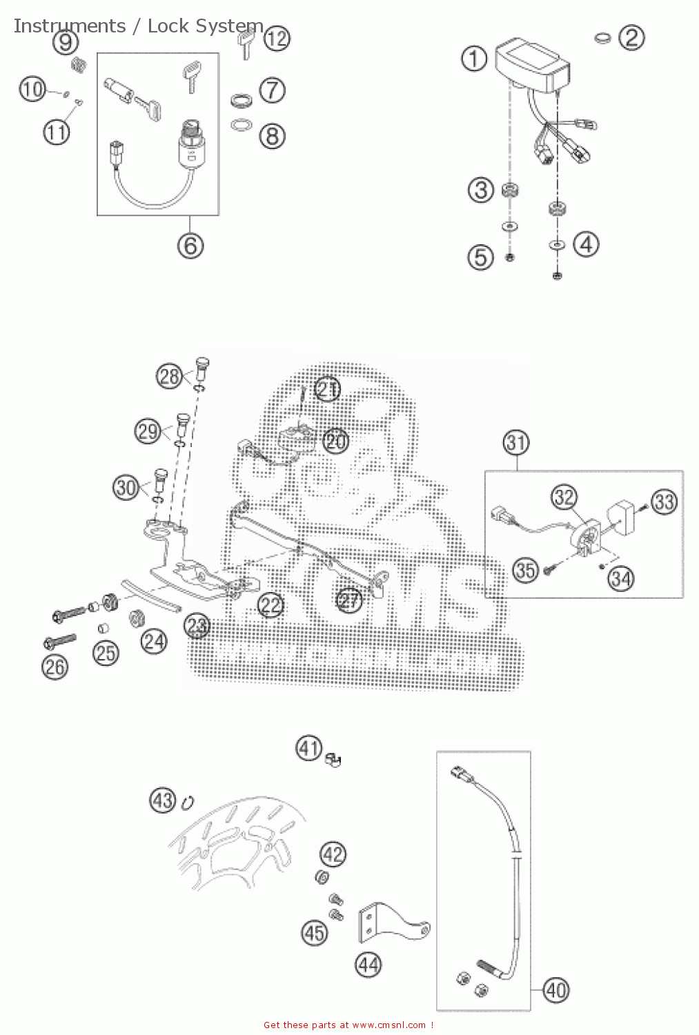 58314069200: Tripmaster-switch Digi-speedo. Ktm - buy the 58314069200 ...