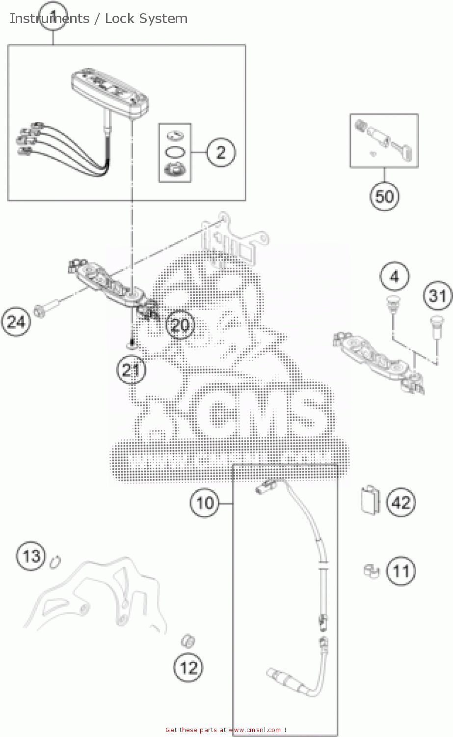81314068000: Cable For Speedometer Ktm - buy the 81314068000 at CMSNL
