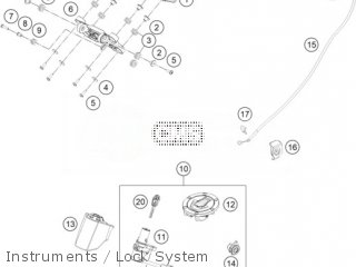 CARBON IGNITION LOCK COVER for 390 Adventure, orange - CKD PH 2020 ...