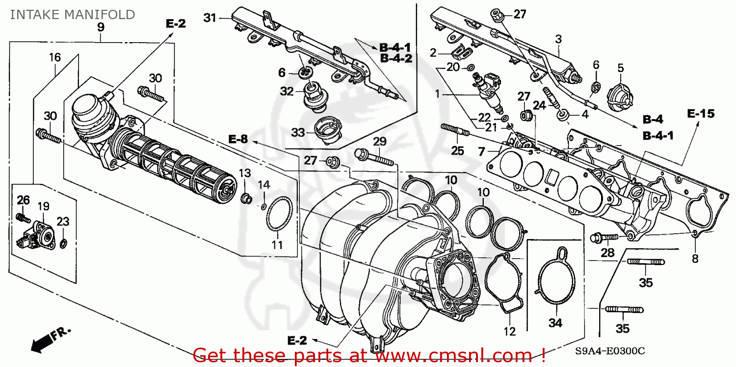 17120PPAA01: Rotary Valve Assy Honda - buy the 17120-PPA-A01 at CMSNL