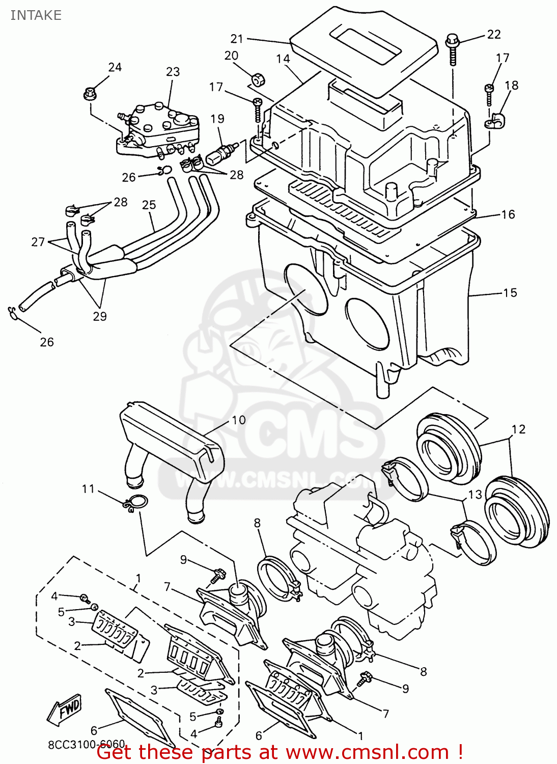 8CC8359100: Thermo Unit Yamaha - buy the 8CC-83591-00 at CMSNL