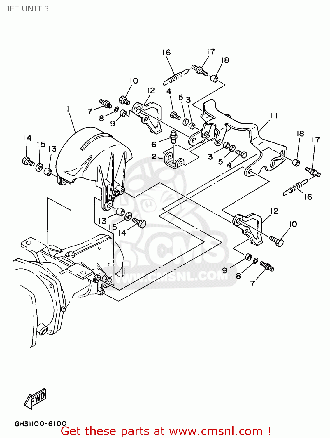 65AR131400: Gate, Reverse Yamaha - buy the 65A-R1314-00 at CMSNL
