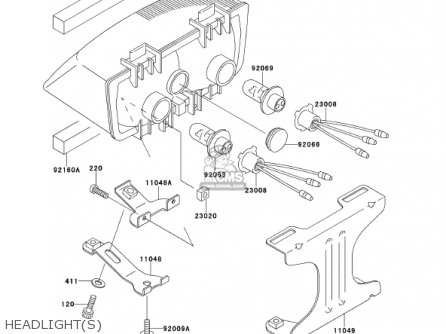 Kawasaki AN110D2 KAZER 2000 CANADA parts lists and schematics