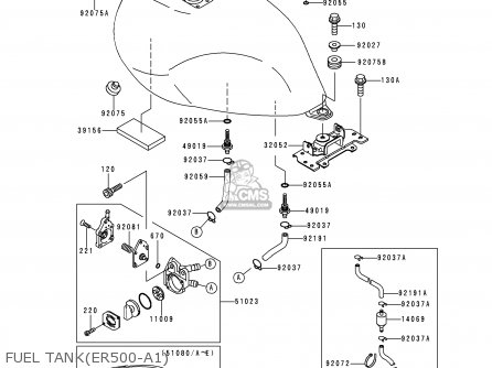 Kawasaki ER500A1 ER5 1997 UNITED KINGDOM FR NL AR GR IT NR SD SP ST ...