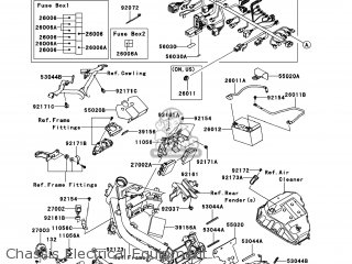 Kawasaki EX650ECF NINJA 650 2012 USA parts lists and schematics