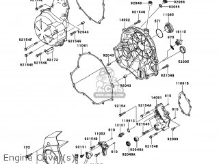 Kawasaki EX650ECF NINJA 650 2012 USA parts lists and schematics