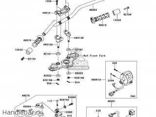 Kawasaki EX650ECF NINJA 650 2012 USA parts lists and schematics