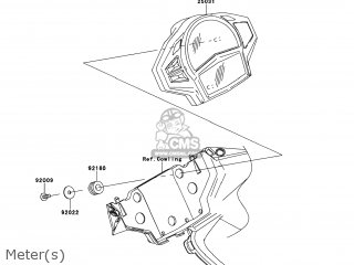 Kawasaki EX650ECF NINJA 650 2012 USA parts lists and schematics