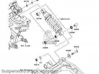 Kawasaki EX650ECF NINJA 650 2012 USA parts lists and schematics
