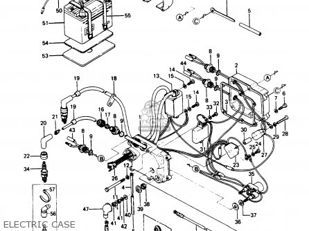 Kawasaki JS550-A5 JETSKI550 1986 USA parts lists and schematics