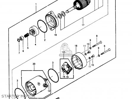 Kawasaki JS550-A5 JETSKI550 1986 USA parts lists and schematics