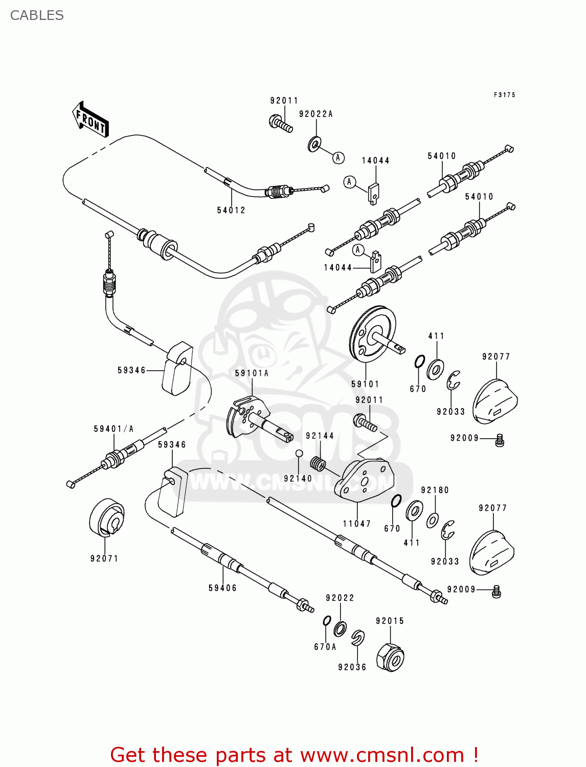 Kawasaki JS750-C2 JETSKI750SXIPRO 1999 USA CANADA parts lists and ...