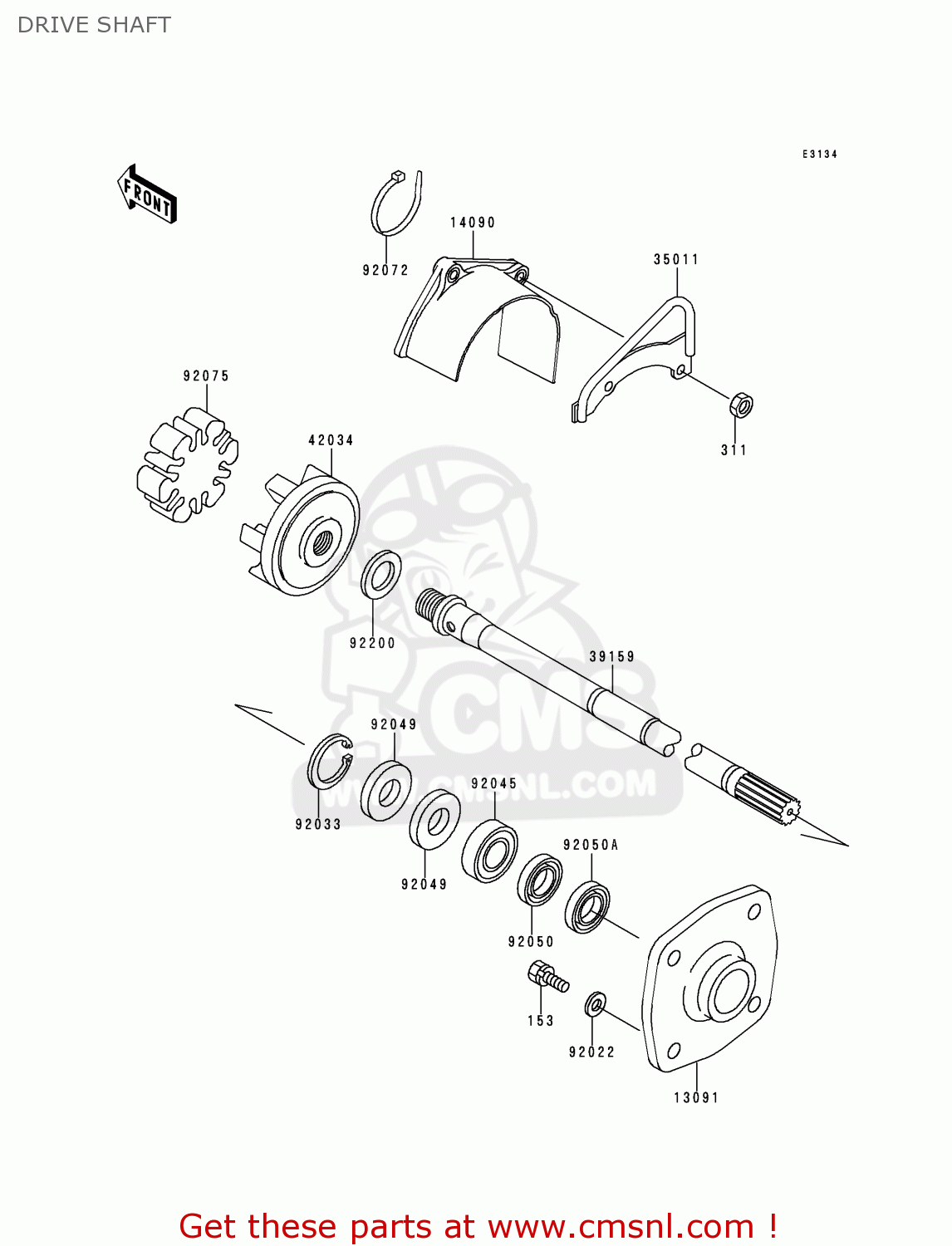 Kawasaki JS750-C2 JETSKI750SXIPRO 1999 USA CANADA parts lists and ...