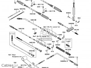 Kawasaki KAF950-FCF MULE4010 2012 USA / DIESEL 4X4 parts lists and ...