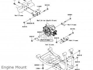 Kawasaki KAF950-FCF MULE4010 2012 USA / DIESEL 4X4 parts lists and ...