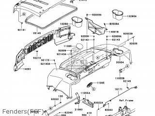 Kawasaki KAF950-FCF MULE4010 2012 USA / DIESEL 4X4 parts lists and ...