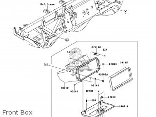 Kawasaki KAF950-FDF MULE4010 2013 USA / DIESEL 4X4 parts lists and ...