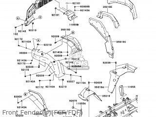 Kawasaki KAF950-FDF MULE4010 2013 USA / DIESEL 4X4 parts lists and ...