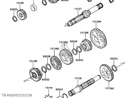 Kawasaki KD80-N1 KD80X 1988 USA CANADA parts lists and schematics