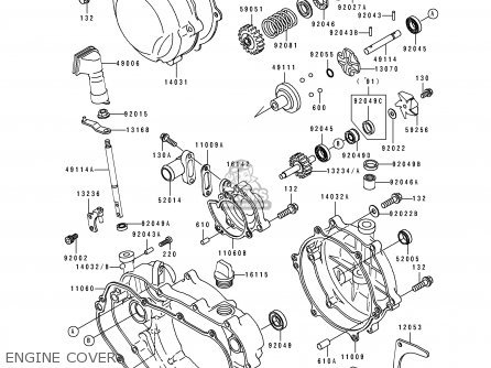 Kawasaki KDX200-E1 1989 UNITED KINGDOM AL parts lists and schematics